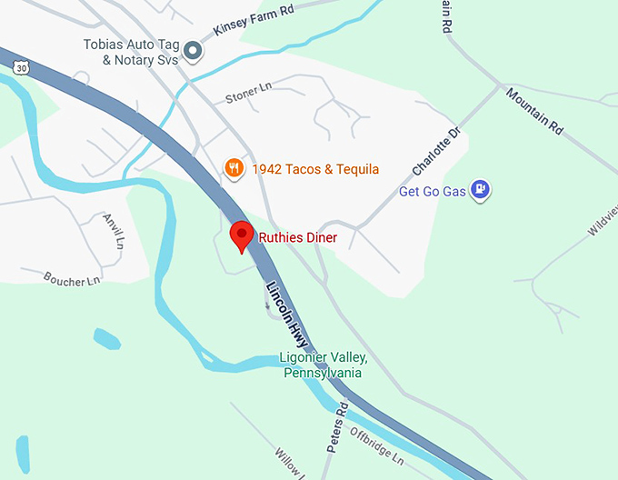 16. ruthies diner map