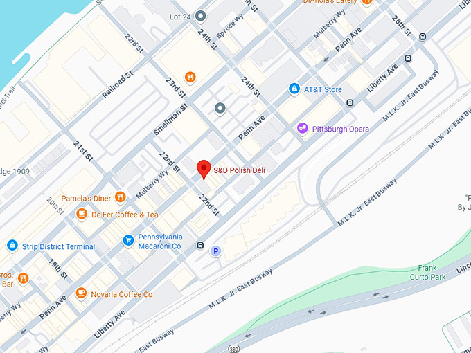 16. s&d polish deli map