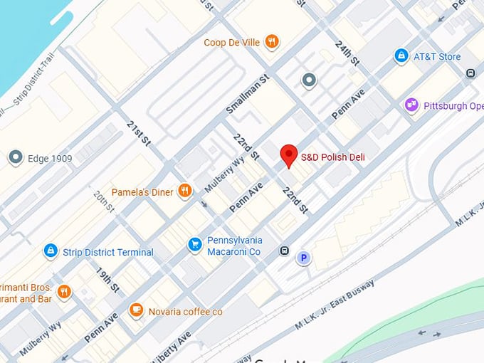 16. s&d polish deli map