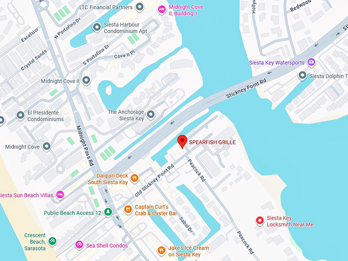 16. spearfish grille map