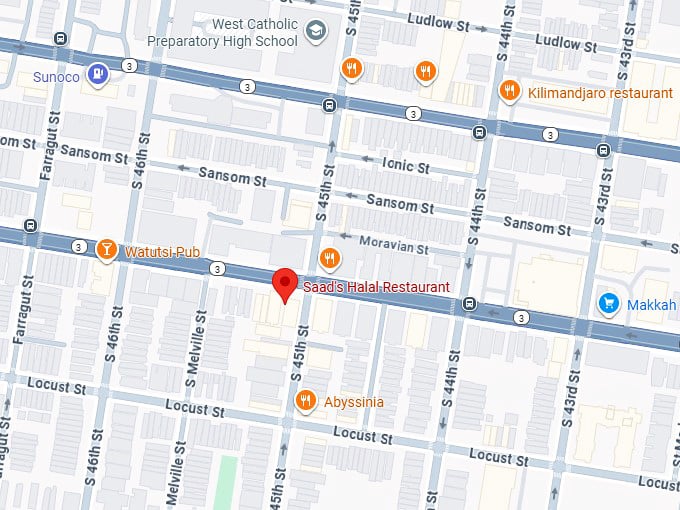 16. saad&rsquo;s halal restaurant map