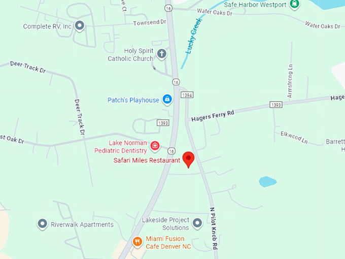 16. safari miles restaurant map