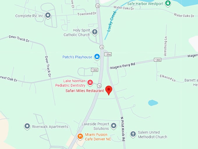 16. safari miles restaurant map