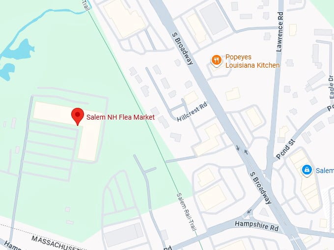 16. salem nh flea market inc map