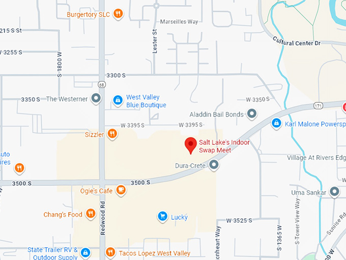 16. salt lake's indoor swap meet map