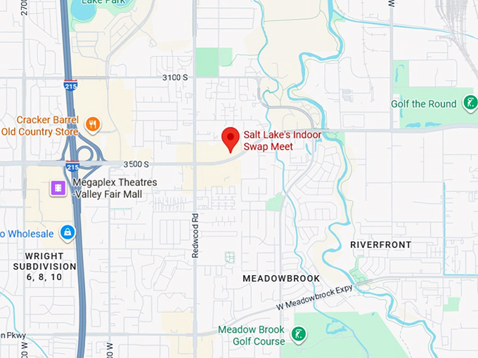16. salt lake's indoor swap meet map