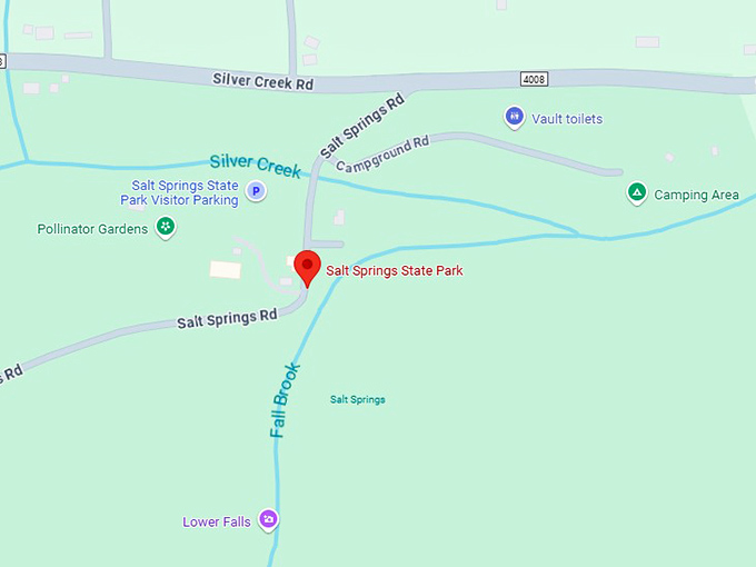 16. salt spring state park map