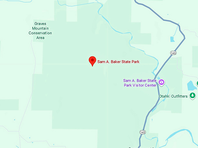 16. sam a. baker state park map