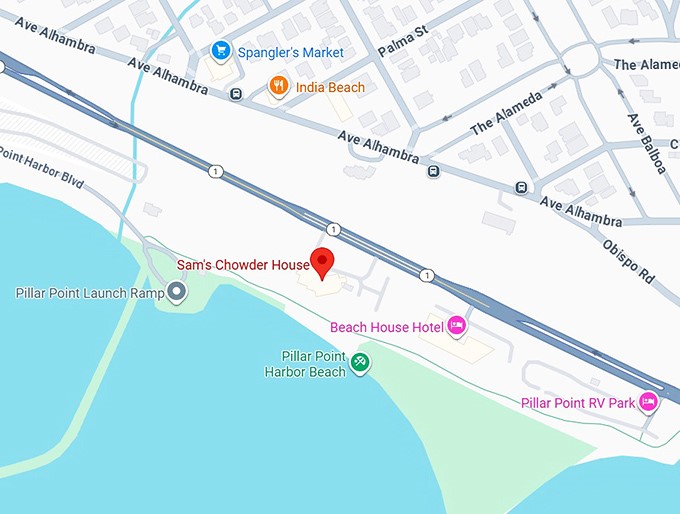 16. sam's chowder house map