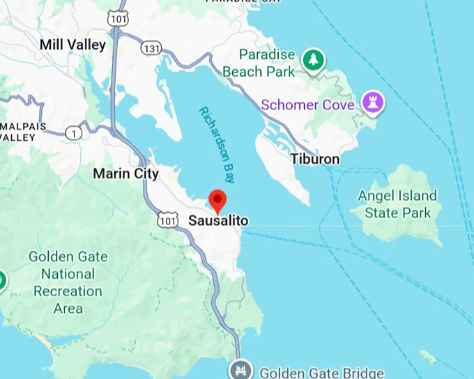 16. sausalito map