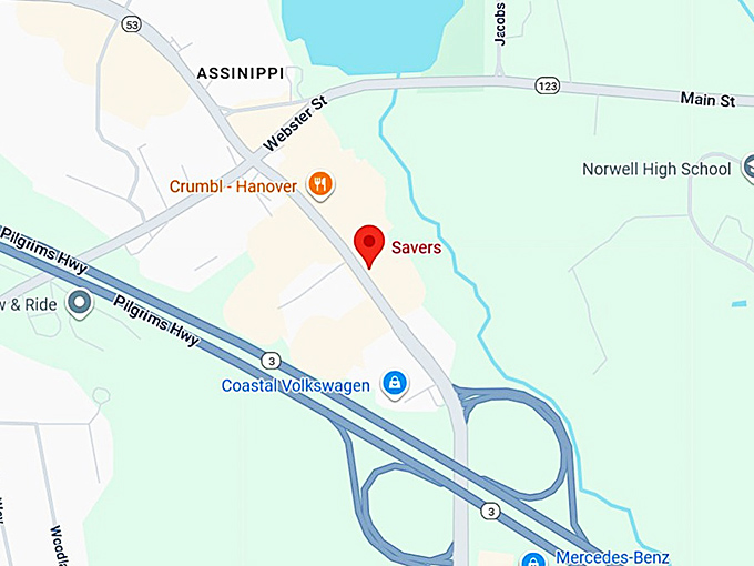 16. savers (2035 washington st) map