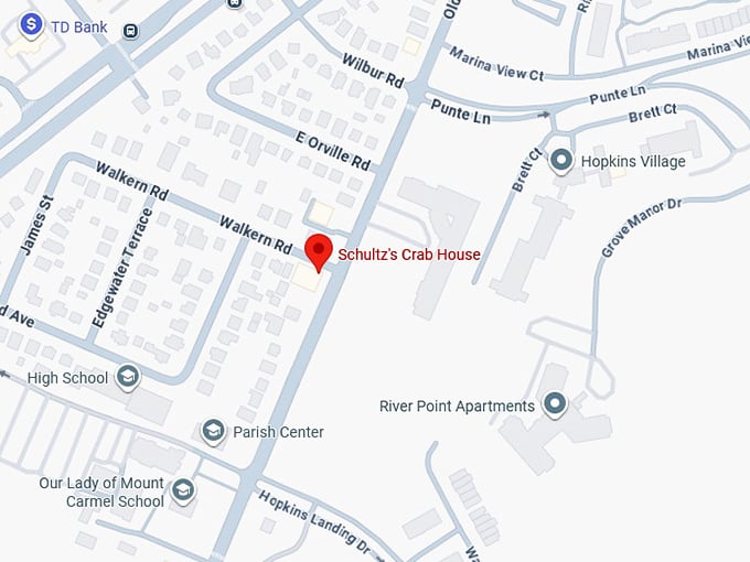 16. schultz's crab house map