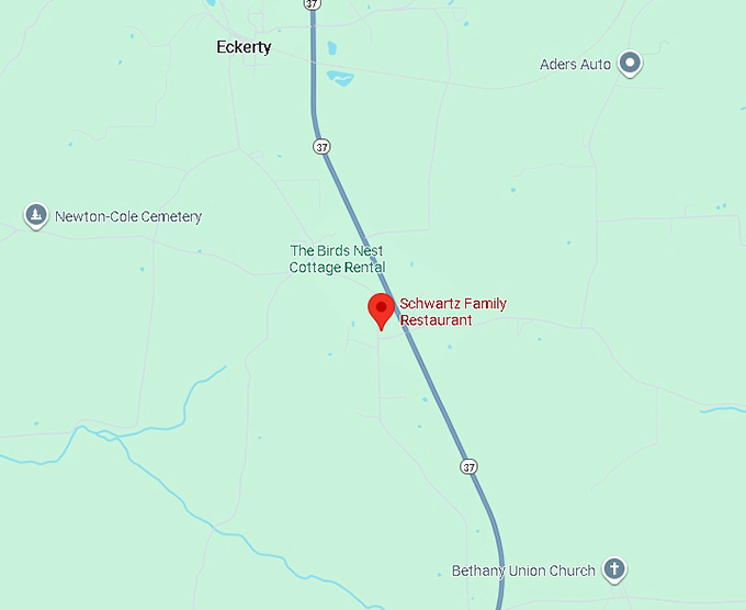 16. schwartz family restaurant map