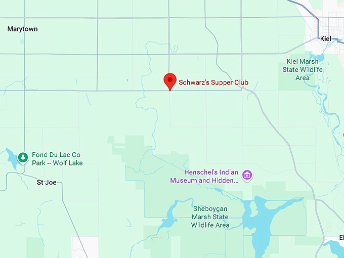 16. schwarz's supper club map