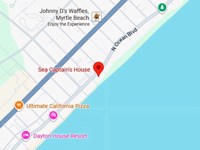 16. sea captain&rsquo;s house map