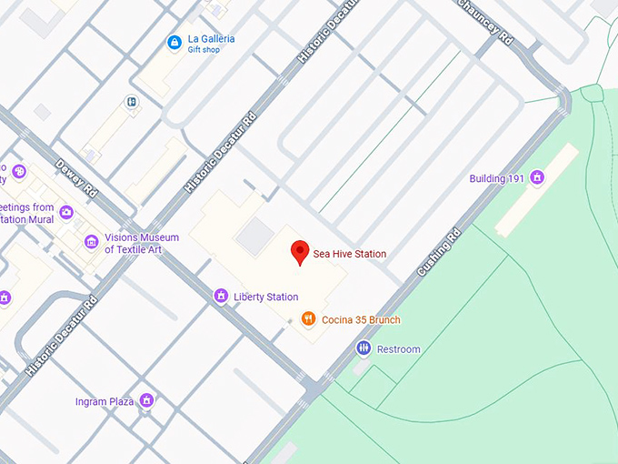 16. sea hive station map