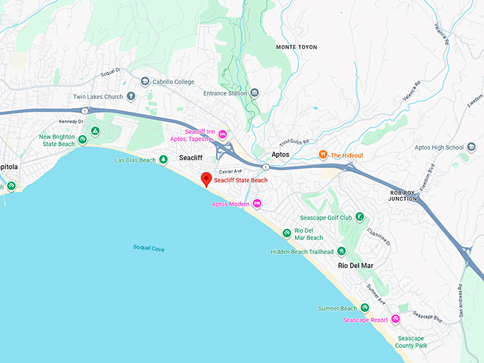16. seacliff state beach map