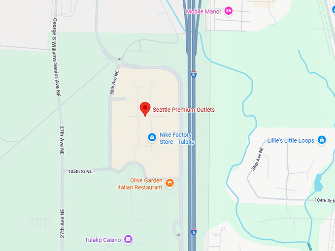 16. seattle premium outlets map