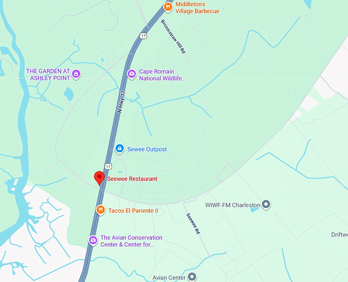 16. seewee restaurant map