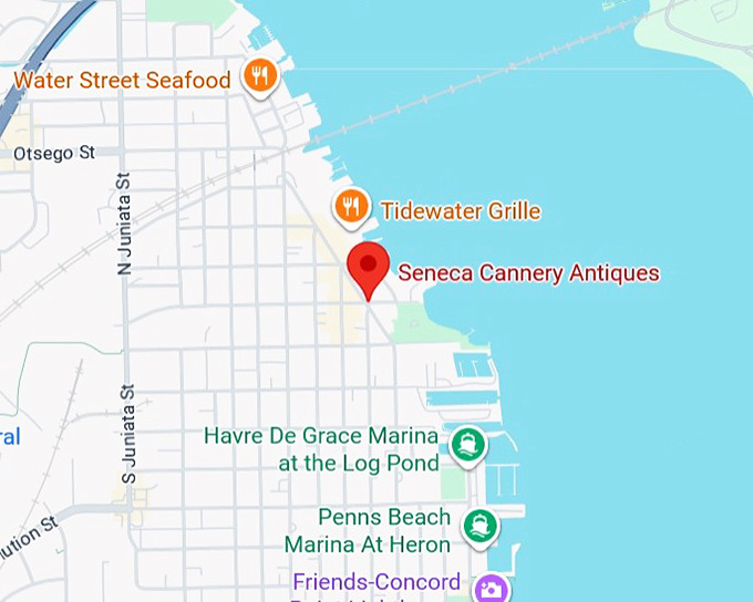 16. seneca cannery antiques map