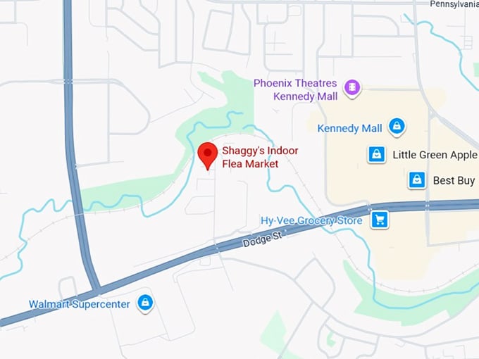 16. shaggy&rsquo;s indoor flea market map