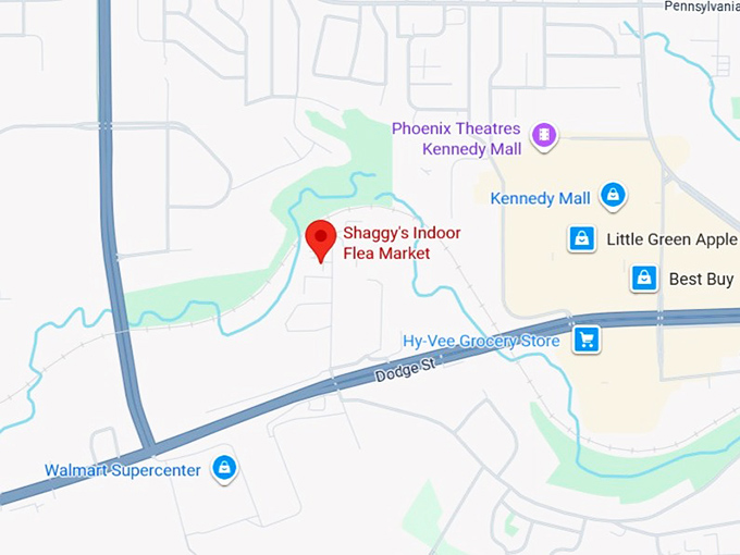 16. shaggy&rsquo;s indoor flea market map