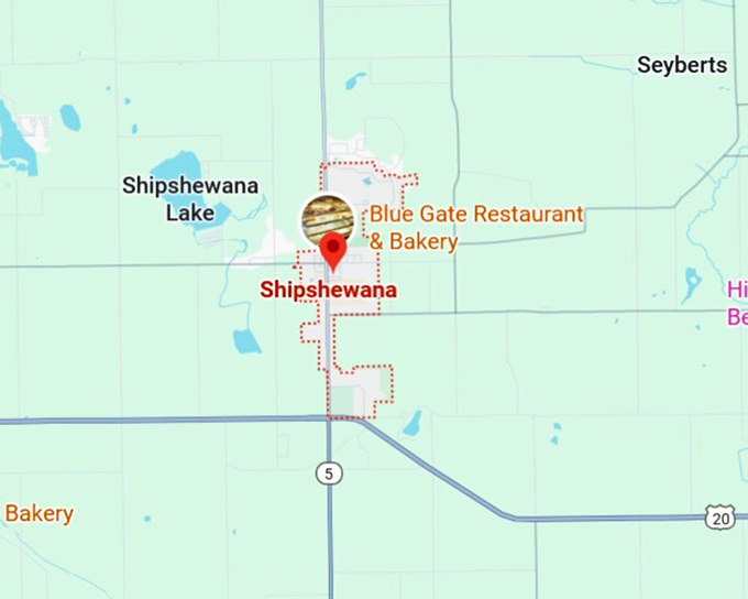 16. shipshewana map