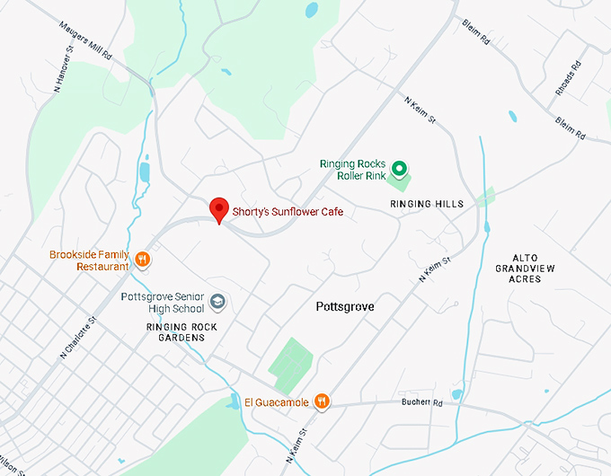 16. shorty's sunflower cafe map