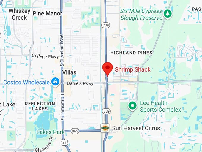 16. shrimp shack map