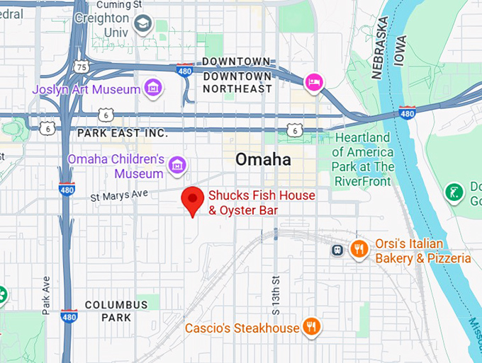 16. shucks fish house & oyster bar (1911 leavenworth st) map