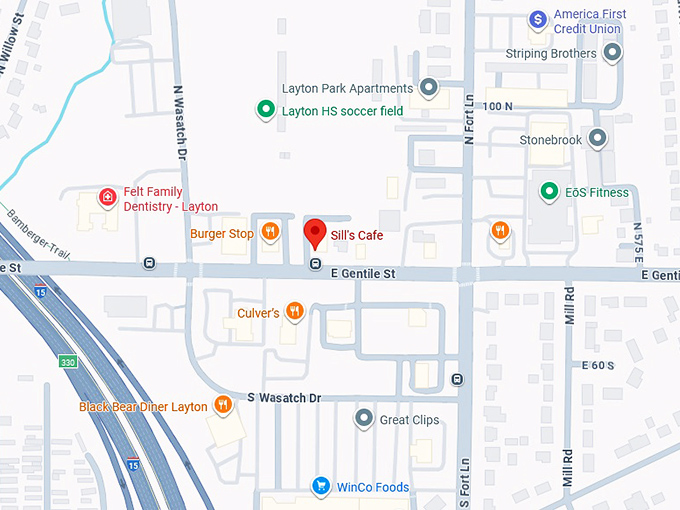 16. sill&rsquo;s caf&eacute; map
