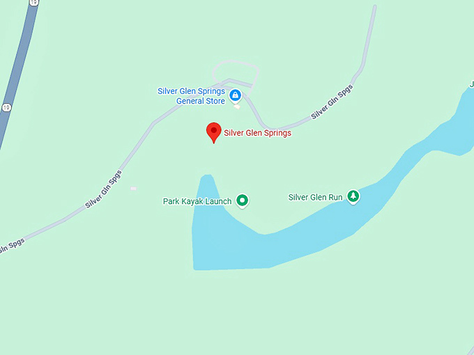 16. silver glen springs map