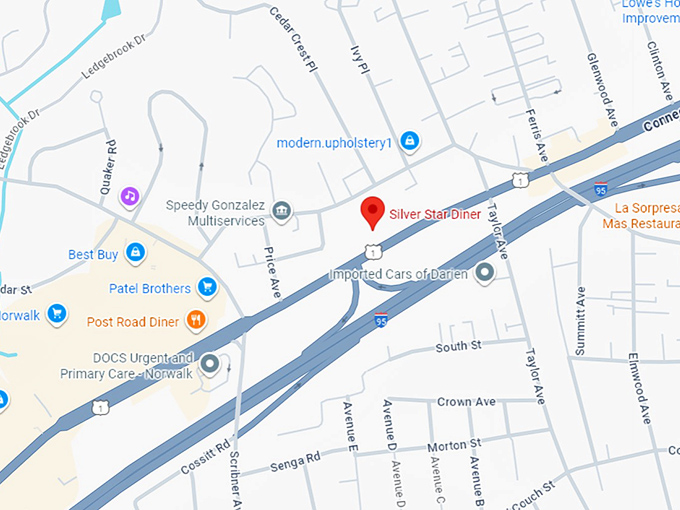 16. silver star diner map