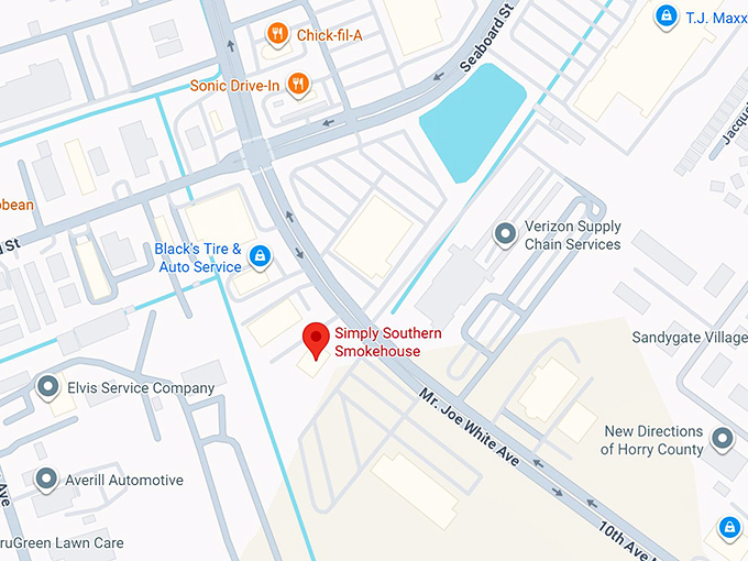 16. simply southern smokehouse map