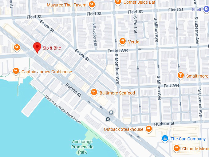 16. sip & bite map