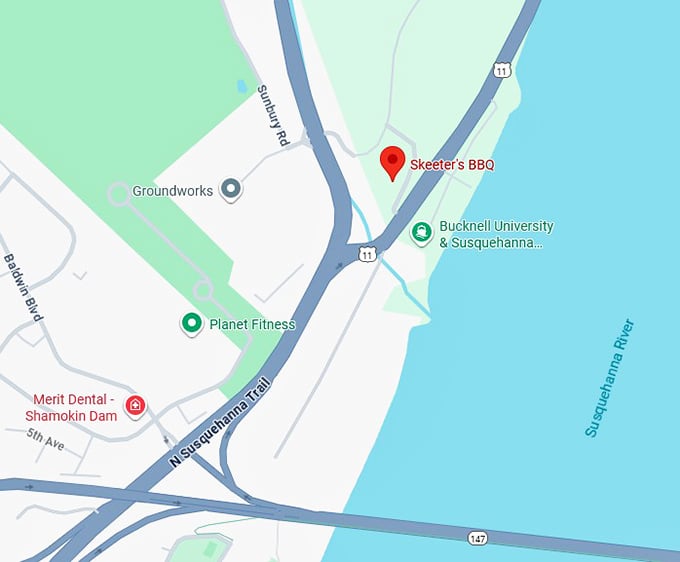 16. skeeter's bbq map