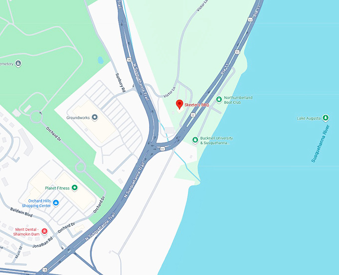 16. skeeter's bbq map