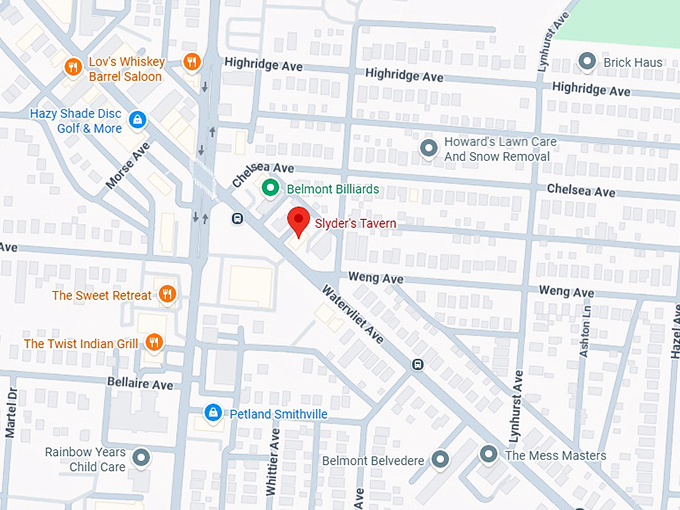 16. slyder's tavern map