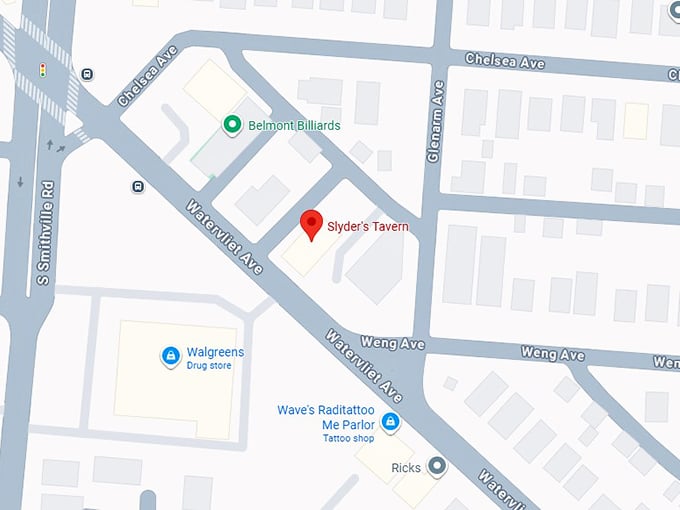 16. slyder's tavern map