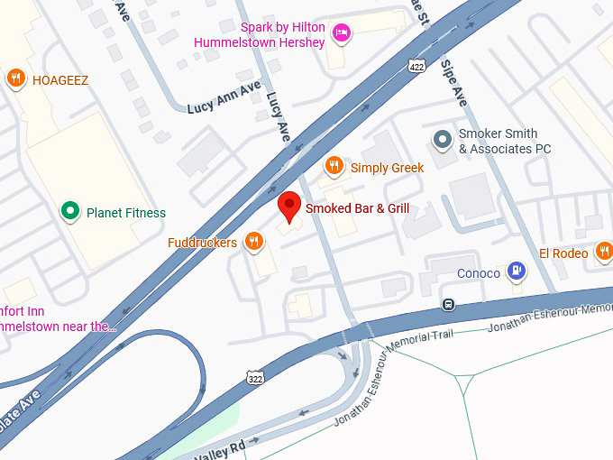 16. smoked bar & grill map