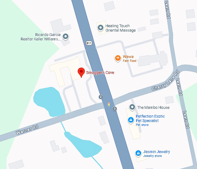 16. smuggler's cove map