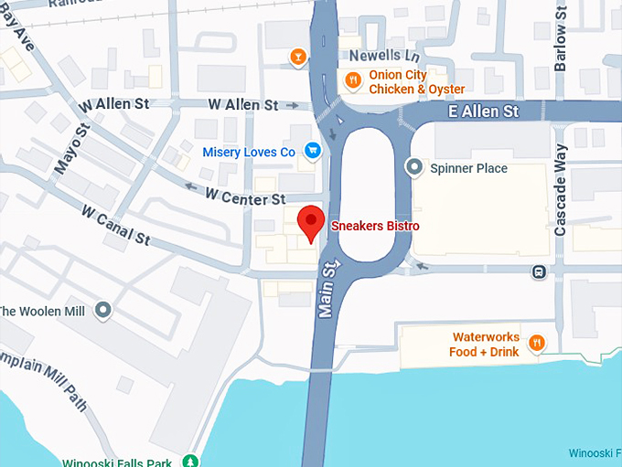 16. sneakers bistro map