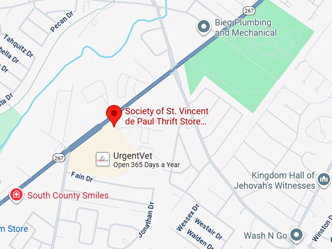 16. society of st. vincent de paul thrift store lemay ferry map