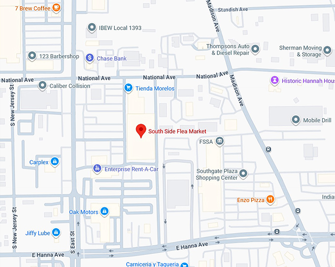 16. south side flea market map