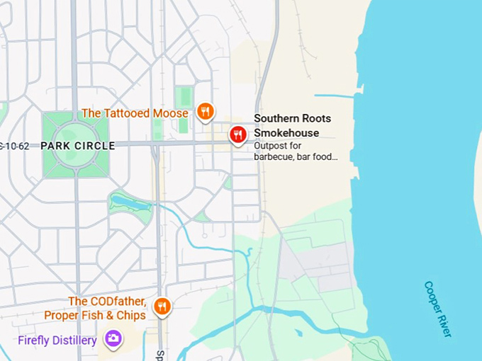 16. southern roots smokehouse map