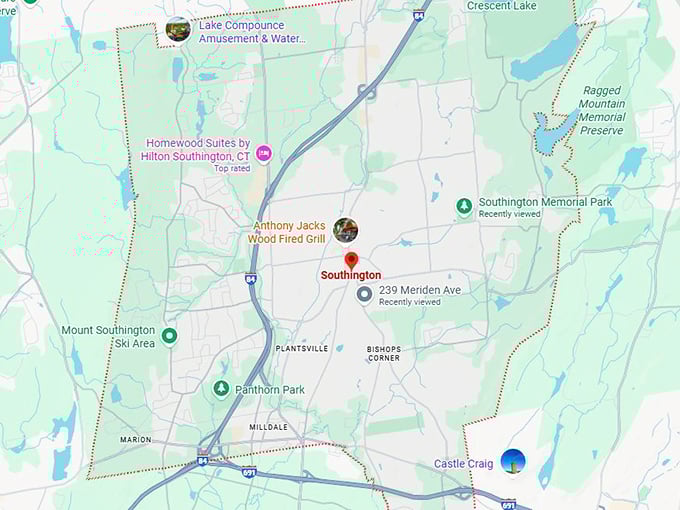 16. southington ct map
