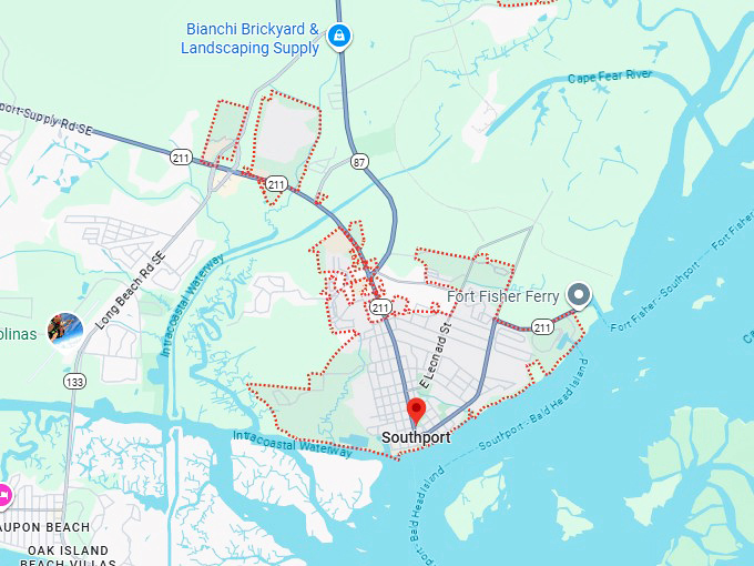 16. southport map