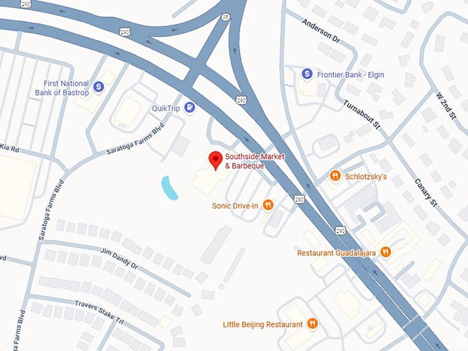 16. southside market & barbeque map