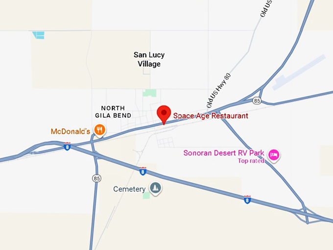 16. space age restaurant map