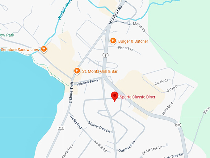 16. sparta classic diner map